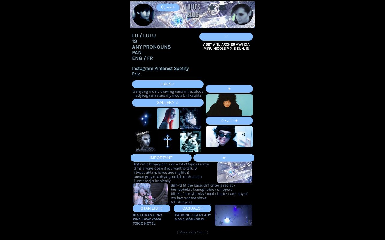 lulu’s carrd